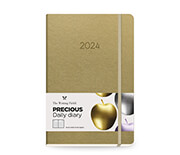 Ημερολογιο Ημερησιο 2024 Precious 16,6 X 23,4 Cm Χρυσο - Ημερολογια ...