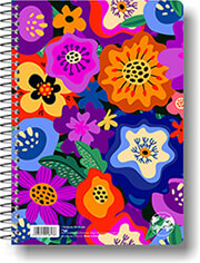 Τετραδιο Globus Array 17x25 Floral 4 Θεματων Ροζ - Τετραδια (ANA.GLB0097)