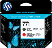 Hp Printhead No.771 Για Djz6200 Matte Black/red Oem: Ce017a - Inkjet ...