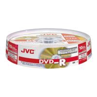 Jvc Dvd-r 16x 4,7gb Gold Matt Cakebox 10pcs Japan Made By Taiyo Yuden ...