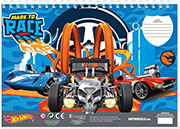 Μπλοκ Ζωγραφ Hot Wheels 01 23x33 40φυλ Αυτοκ-στενσιλ - Μπλοκ ζωγραφικης ...