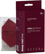 Μασκα Προστασιας Prodentika Ffp2 Nr Deep Red Line 50τμχ - Μασκα ...