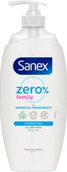 Αφρολουτρο Sanex Zero% Family Array Αντλια 750ml - Αφρολουτρα (ANA.PRC3962)