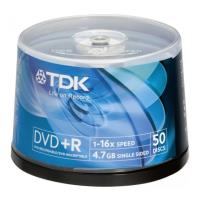 Tdk Dvd+r 16x 4.7gb Cakebox 50pcs - Οπτικοι δισκοι (ANA.TDK0015)