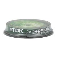 Tdk Dvd+r Dual Layer 8x 8.5gb Cakebox 10pcs - Οπτικοι δισκοι (ANA.TDK0038)