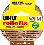 Uhu Ταινια Συσκευασιας Rollafix Αθορυβη Καφε 50mm X 50μ - Υλικα ...