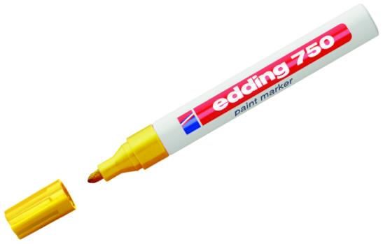 Ανεξιτηλος Μαρκαδορος Edding 750 Κιτρινο Χρωμα - Marker (ANA.EDD0304)