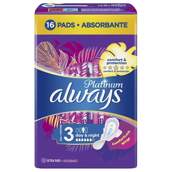 Σερβιετες Always Ultra Platinum Night Trio 80741239 - Σερβιετες-ταμπον ...