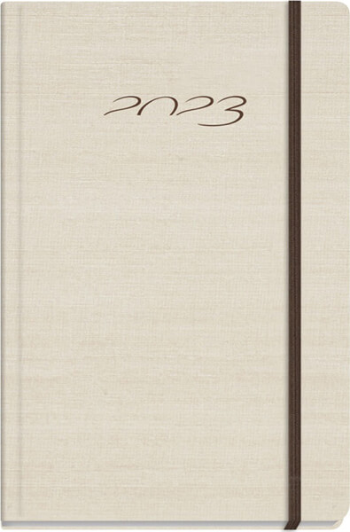 Ημερολογιο Ημερησιο 2023 Με Λαστιχο Silk 13.8 X 20.4 Μπεζ - Ημερολογια ...