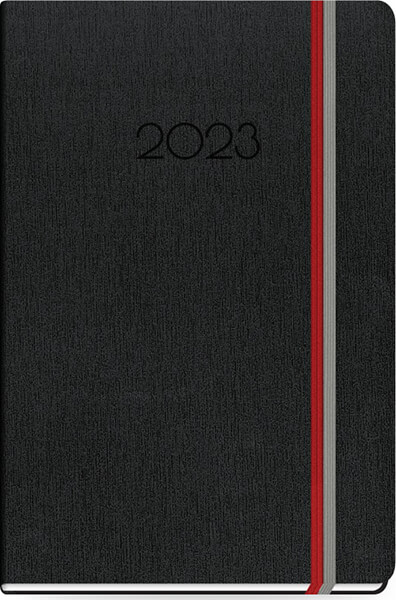 Ημερολογιο Ημερησιο 2023 Με Λαστιχο Duotones 13.8 X 20.4 Μαυρο ...