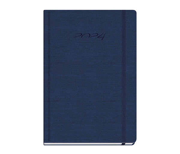 Ημερολογιο Εβδομαδιαιο 2024 Silk 16,6x23,8 Cm Μπλε - Ημερολογια (ANA ...