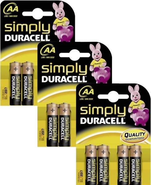 Μπαtαρια Duracell Simply Aa 12pack - Μπαταριες (ANA.DRC0044)