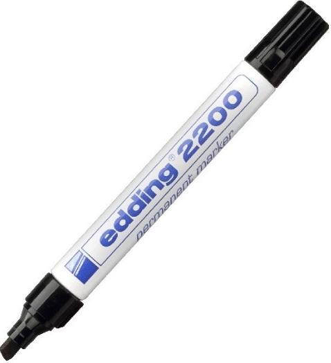 Ανεξιτηλος Μαρκαδορος Edding 2200 1.0 - 5.2 Mm Μαυρο Χρωμα - Marker ...