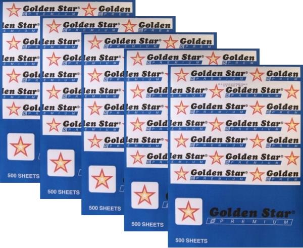Φωτοαντιγραφικo Χαρτι Golden Star A4 80gr 2500 Φυλλα - Χαρτι (ANA.GOS00002)
