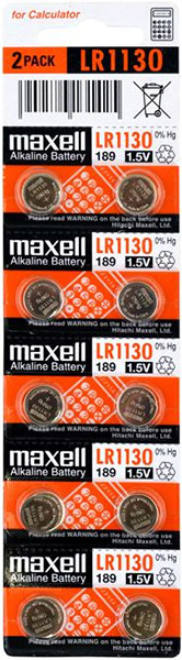 Button Alkaline Battery Lr-1130/10 Pcs. Pack / 1.55v Maxell - Μπαταριες ...