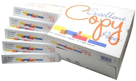 Φωτοαντιγραφικo Χαρτι Excellent Copy Paper Α4 80gr 5pcs 2500 Φυλλα ...