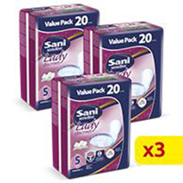 Σερβιετες Ακρατειας Sani Lady Sensitive Super No5 20 Tem 3τμχ - Πανες ...