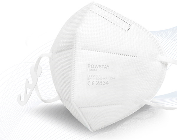 Μασκα Προστασιας Προσωπου Ffp2 / Psa Powstay Respirator Mask 10 Pieces ...