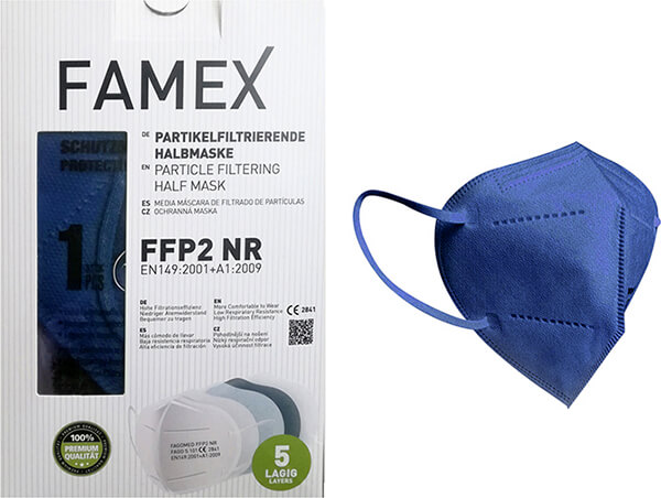 Μασκα Προστασιας Προσωπου Famex Ffp2 Για Παιδια & Εφηβους 8-16 Ετων ...