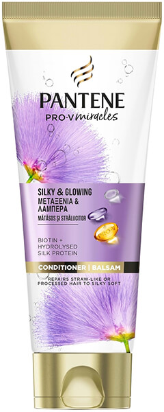 Κρεμα Μαλλιων Pantene Silk & Glowing 200ml - Κρεμες μαλλιων-conditioner ...
