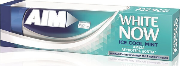 Οδοντοκρεμα Aim Whiτe Now Ice Mint 75ml - Οδοντοκρεμες (ANA.PRC1272)