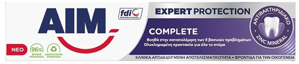 Οδοντοκρεμα Aim Expert Prot Complete 75ml - Οδοντοκρεμες (ANA.PRC1275)