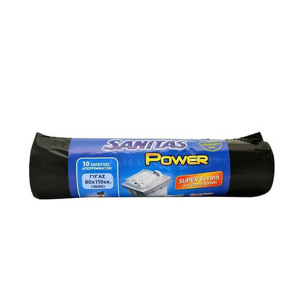 Sanitas Black Power Σακουλες Απορριματων Power Giant 10τ - Προιοντα ...