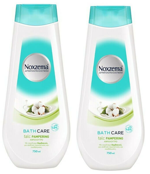 Noxzema Sh Cream Talc 1500ml (750ml X2) - Αφρολουτρα (ANA.PRC2177)