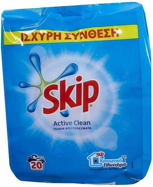 Σκονη Πλυντηριου Skip Eco Conv 20mez (1.3kg) - Προιοντα καθαρισμου (ANA ...