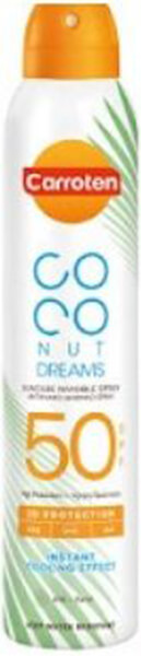 Αντηλιακο Carroten Προσωπου Και Σωματος Σε Σπρει Sun Coco Dr Spf50 ...
