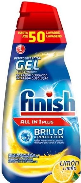 Gel Πλυντηριου Πιατων Finish 50μεζ 1000ml Λεμονι - Προιοντα καθαρισμου ...