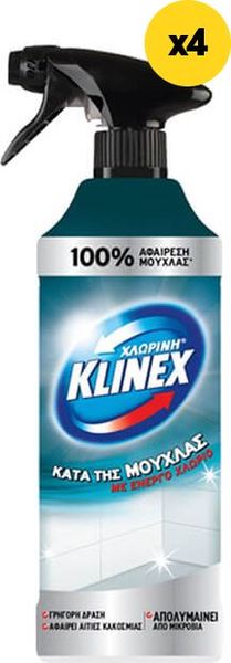 Klinex Σπρευ Κατa Της Μουχλας 2000ml (4x500ml) - Προιοντα καθαρισμου ...