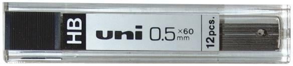 Μυτες Για Μηχανικο Μολυβι Uni 0.5mm Hb - Μολυβια (ANA.UNI0045)