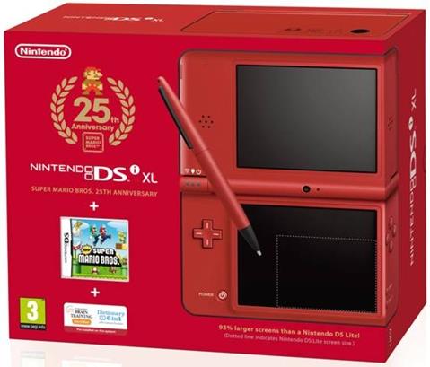 Console Nintendo Dsi Xl Red New Super Mario Bros Special Edition Pack ...