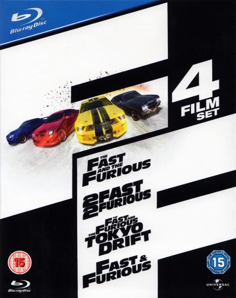 Οι Μαχητες Των Δρομων (4 Film) (blu-ray Box Set) - Fast And The Furious ...
