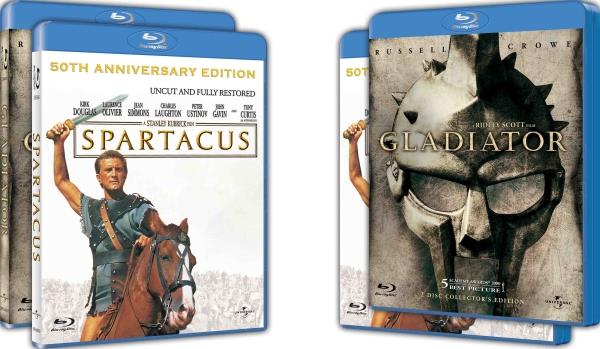 Σπαρτακος & Ο Μονομαχος (3 Blu-ray Disc Combo) - Spartacus & Gladiator ...