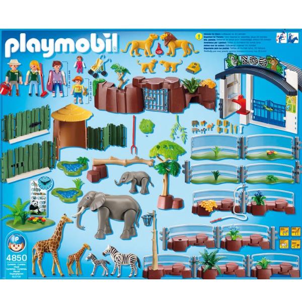 Playmobil 4850 Large Zoo-μεγαλος Ζωολογικος Κηπος Με Ζωα Της Αφρικης ...
