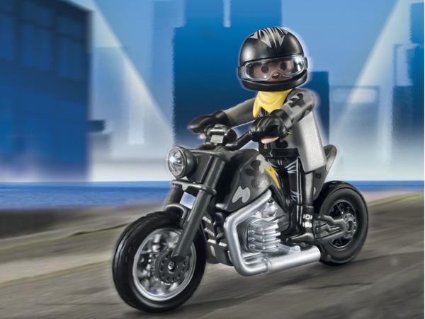 Playmobil 5118 Custom Motorcycle With Rider-μοτοσικλετα Custom ...