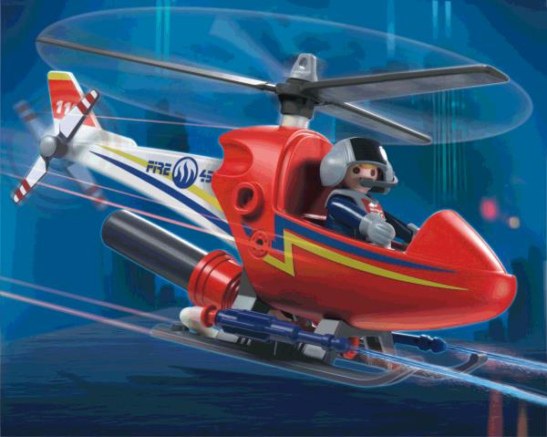 Playmobil 4824 Fire Fighting Helicopter-πυροσβεστικο Ελικοπτερο ...