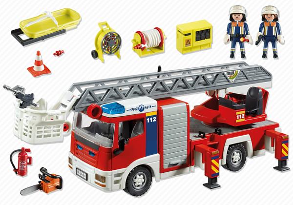 Playmobil 4820 Ladder Unit-πυροσβεστικο Κλιμακοφορο Οχημα - Playmobil ...