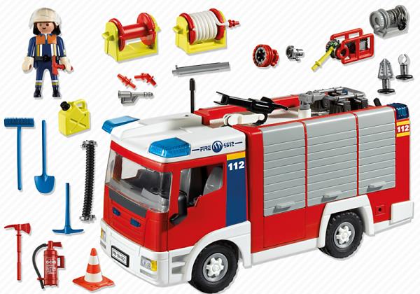Playmobil 4821 Fire Engine-πυροσβεστικο Οχημα Υποστηριξης - Playmobil ...