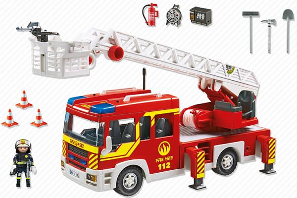 Playmobil 5362 Πυροσβεστικο Οχημα Με Τηλεσκοπικη Σκαλα - Playmobil (EPI ...