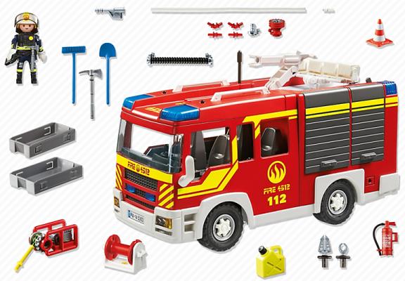 Playmobil 5363 Πυροσβεστικο Οχημα Με Φαρο Και Σειρηνα - Playmobil (EPI ...
