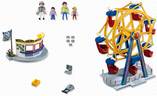 Playmobil 5552 Ροδα Λουνα Παρκ Με Φωτα - Playmobil (EPI.03589)