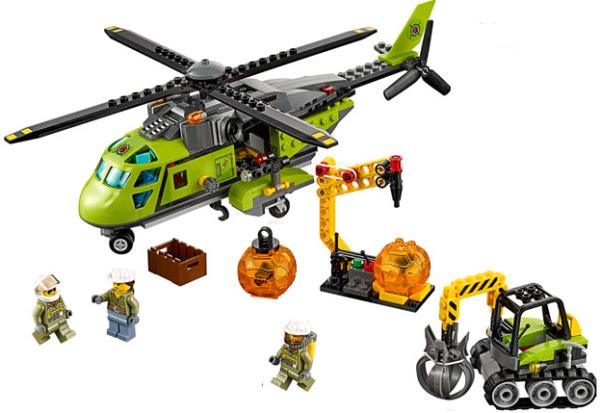 Lego 60123 Volcano Supply Helicopter - Lego (EPI.05068)