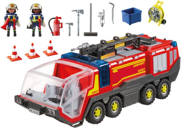 Playmobil 5337 Πυροσβεστικο Οχημα Αεροδρομιου Με Φωτα Και Ηχο ...