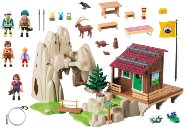 Playmobil 9126 Ορειβατικη Καλυβα Και Βραχια Αναρριχησης - Playmobil ...