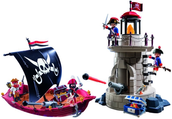 Playmobil 9522 Πειρατικο Καραβι Και Φαρος - Playmobil (EPI.08337)