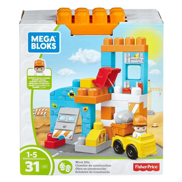 Fisher Price Mega Bloks - Work Site (ffg33) - Εκπαιδευτικα (EPI.09146)