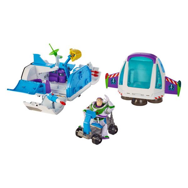 Fisher Price Toy Story: Buzz Lightyear - Star Command Spaceship Playset ...